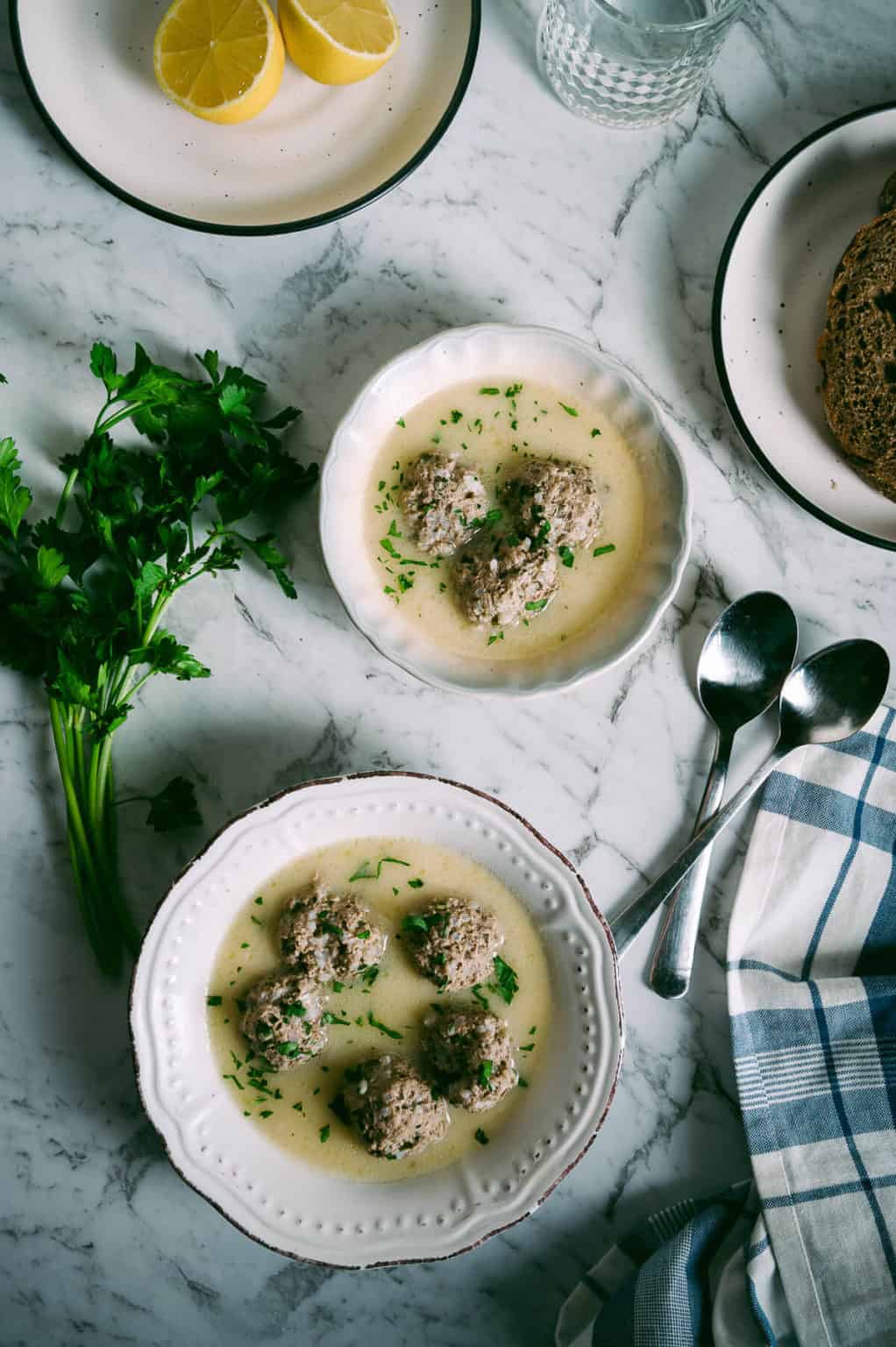 Giouvarlakia - Greek Meatball Soup - Souvlaki For The Soul