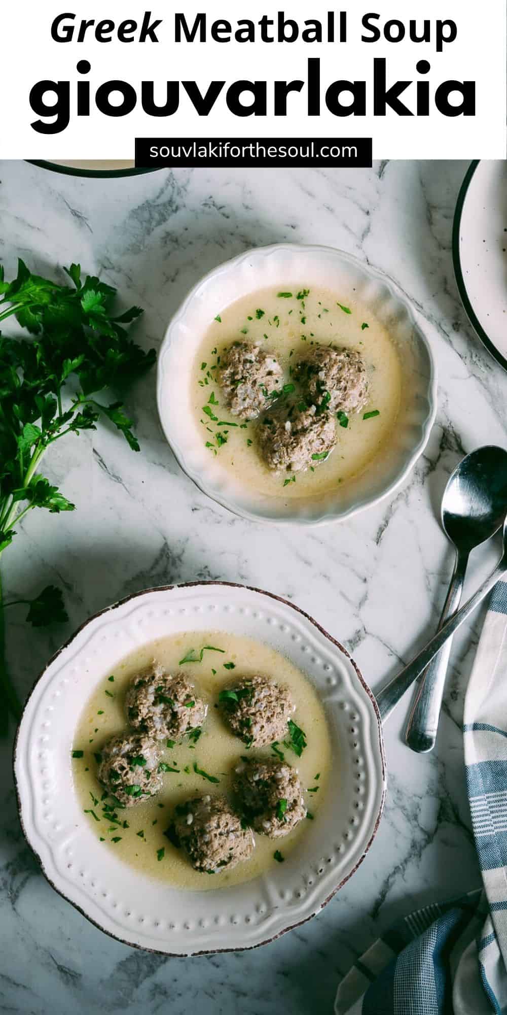 Giouvarlakia - Greek Meatball Soup - Souvlaki For The Soul
