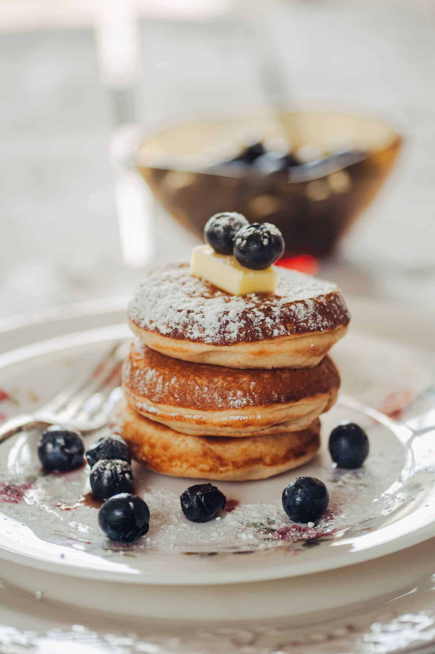 Blueberry Pikelets - Souvlaki For The Soul