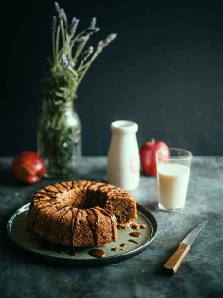 Milopita - Greek Apple Cake - Souvlaki For The Soul