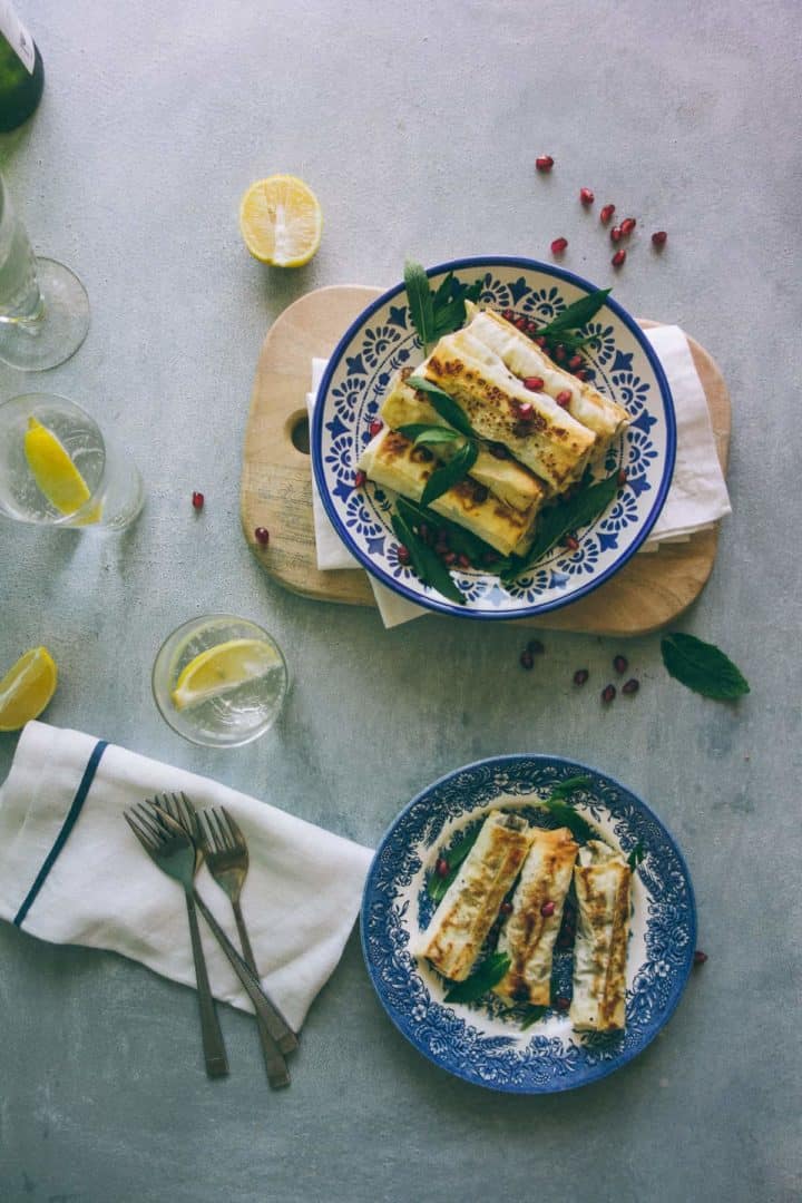 Mushroom Fillo Cigars - Great for Entertaining - Souvlaki For The Soul