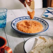 Htipiti - Greek Red Pepper and Feta Dip - Souvlaki For The Soul