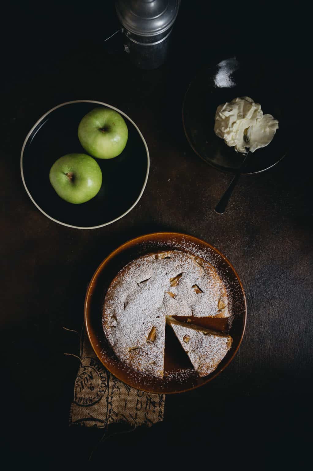 Milopita - Greek Apple Cake - Souvlaki For The Soul