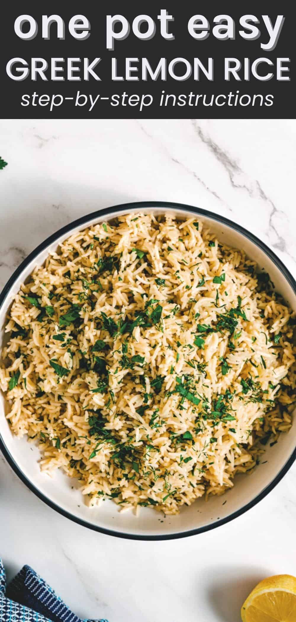 Best Greek Lemon Rice - Fresh and Flavorful Side Dish