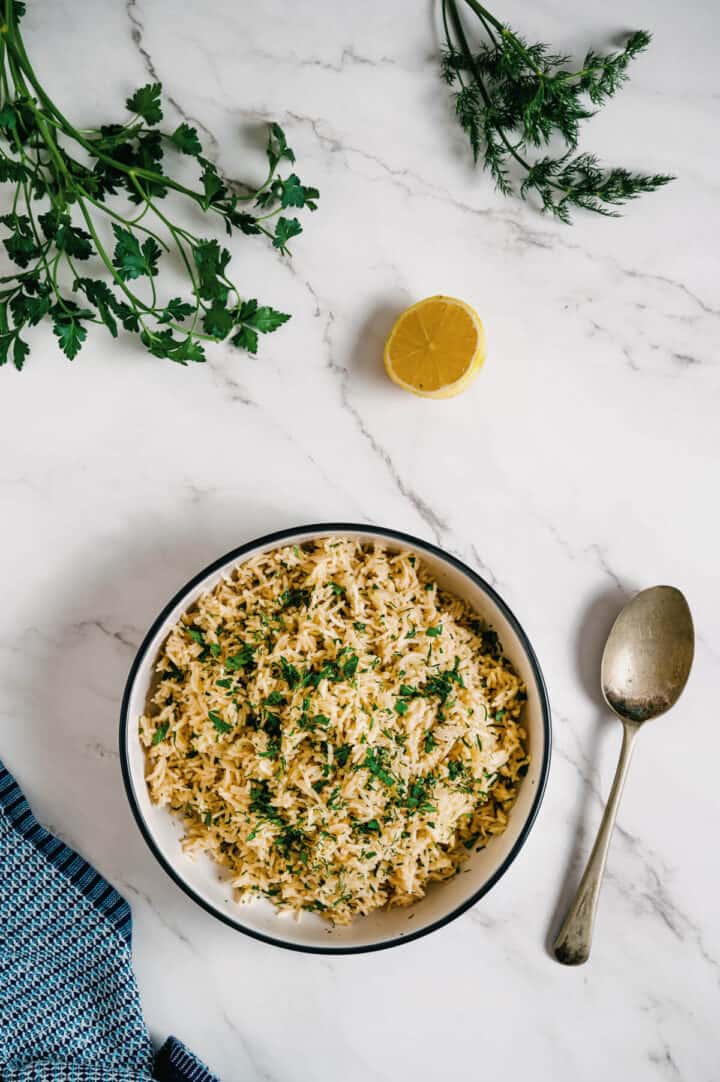 Best Greek Lemon Rice - Fresh and Flavorful Side Dish