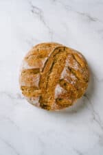 Greek Bread (Horiatiko Psomi) – Rustic Village Loaf Made at Home