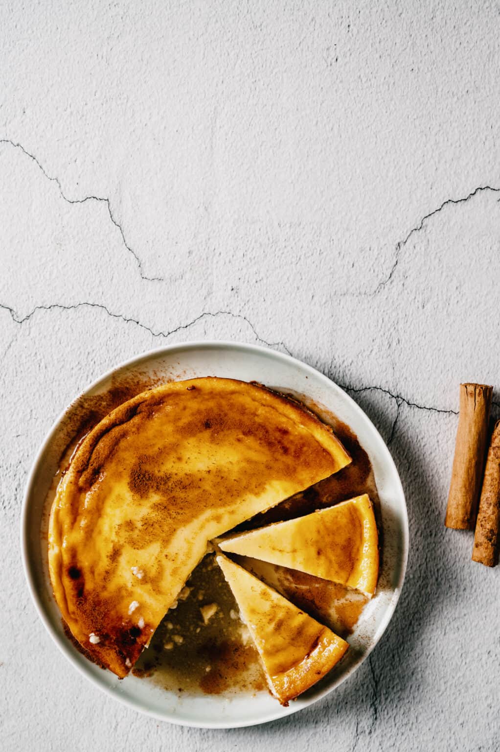 Melopita | Crustless Greek Honey & Cheese Pie - Souvlaki For The Soul