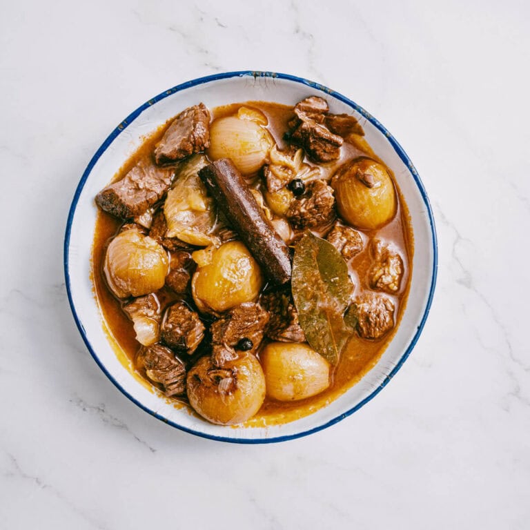 Beef Stifado (Greek Beef Stew) – Classic, Aromatic & Tender
