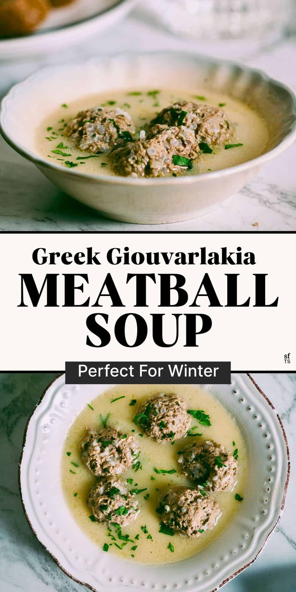 Giouvarlakia - Greek Meatball Soup - Souvlaki For The Soul