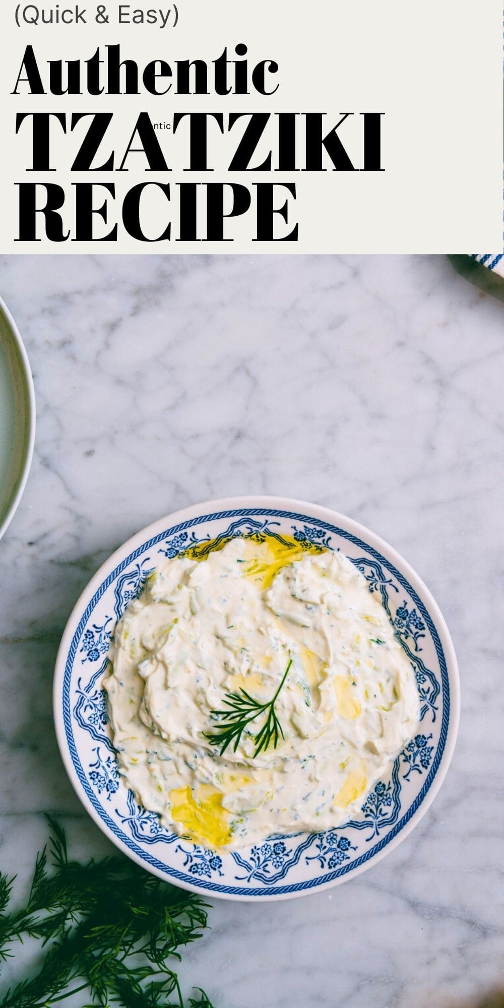 Authentic Greek Tzatziki Recipe
